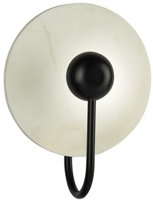 Zambelis 18168 nástěnné LED svítidlo bílý mramor / černé, 3W, 3000K, 20cm