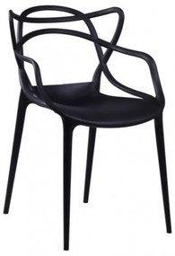 Jídelní židle Oberon, černá