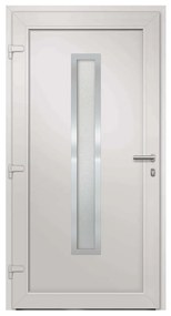 Vchodové dveře bílé 98 x 208 cm,  279226