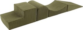 Khaki pěnové hřiště 3 ks výška 30 cm 45x193 cm – Meowbaby
