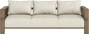 Světle šedá pohovka 225 cm Bare – Karup