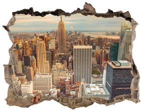 Wallmuralia Nálepka fototapeta 3D New York z ptačího pohledu 95x64 cm
