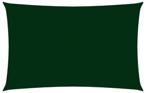 vidaXL Stínící plachta oxfordská látka obdélníková 2x5 m tmavě zelená