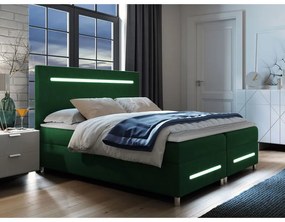 Kontinentální postel Trunida LED, Rozměr postele: 160x200, Barva:: Fresh 13 Mirjan24 5903211176593