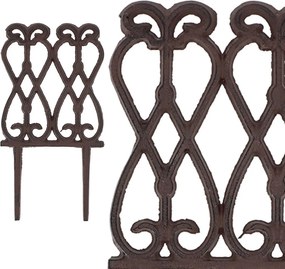 Zahradní plůtek Noria 13,9x26,8 cm hnědý