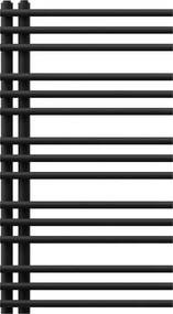 Mexen Neptun dekorativní koupelnový radiátor 900 x 500 mm, 369 W, černý - W101-0900-500-00-70
