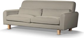 Potah na pohovku IKEA Nikkala krátký barva béžová látka pletený vzor