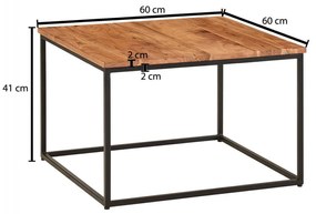 Bruxxi Konfereční stolek Jelen, 60 cm, akát
