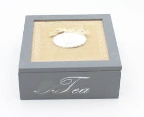 Dřevěná krabička na čaj WY0071G