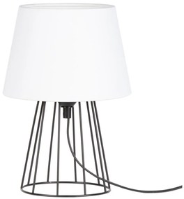 Spot-Light 7662104 - Stolní lampa MANGOO 1xE27/40W/230V bílá/černá