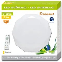 LED sv. stropní vč. dálk. ovl.,50W,4100lm,bílé