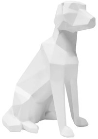 OnaDnes -20% Time for home Bílá dekorativní soška Origami Dog S
