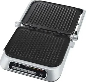 SENCOR SBG 6031SS stříbrná / Kontaktní gril / 2100 W / Regulace teplot