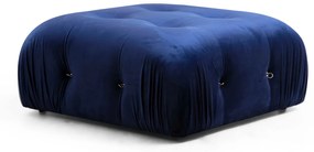 Atelier del Sofa Rohová sedací souprava Bubble Velvet Blue L1-O1-1R-PUF, Modrá