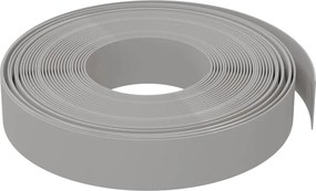 Travní lemy 5 ks šedé 10 m 10 cm polyethylen 3155431