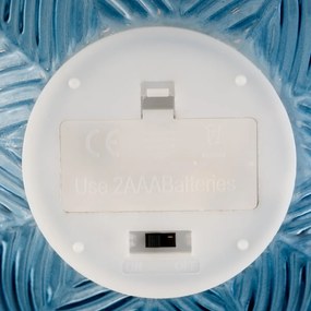 Skleněná LED ozdoba do obývacího pokoje Modrá FRUEL