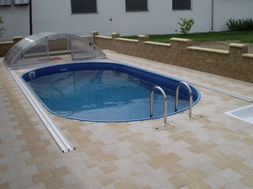 Azuro Ibiza 700 - PVC hnědá - hloubka 1,20 m