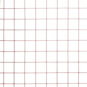 Pletivo ke kurníku ocel PVC vrstva 10 x 1,5 m červené 143672
