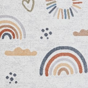 Krémový dětský koberec 80x150 cm Vida Kids Rainbow – Think Rugs