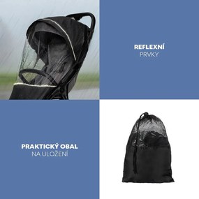 Zopa Pláštěnka na kočárek univerzální exclusive Black