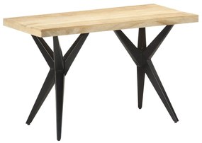 323560 vidaXL Jídelní stůl 120 x 60 x 76 cm masivní mangovníkové dřevo