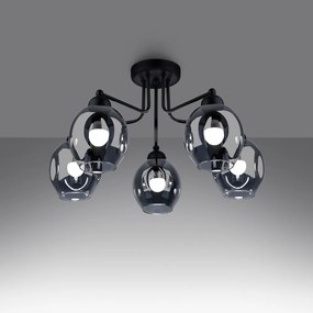 Sollux Lighting Lustr FILLAN 5 černý
