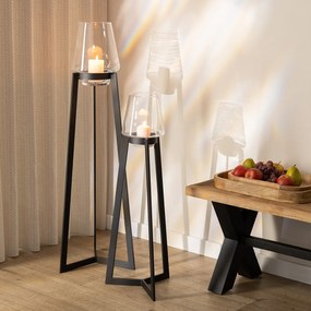 Svícen Loft Glow mały 27x27x86 cm