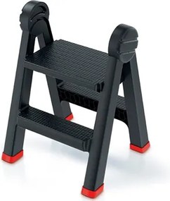 Skládací schůdky TITAN LADDER KLD4565, černá 470 x 435 x 630 mm, max. 150kg