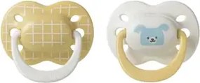 Tommee Tippee Ultimate Fit DECO silikonový dudlík 0–6 m BOY 2ks - více
