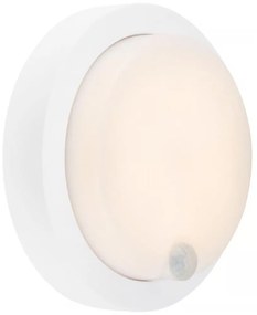 Brilo - LED Nab venk nástěnné svítidlo se senzorem LED/4W/5V 4400 mAh IP44 bílá