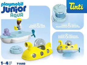 Playmobil® Junior Aqua 71440 Junior  Tinti: Barevná ponorka / Počet dí