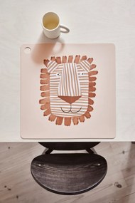 OYOY Silikonový hrnek Nomu Vanilla/Nutmeg - set 2 ks, hnědá barva, krémová barva