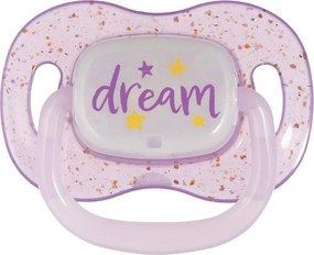 Canpol babies Dudlík svítící silikonový symetrický NIGHTGLOW 0-6m 2ks holka