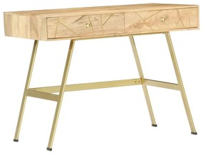 Petromila Psací stůl se zásuvkami 100x55x75 cm masivní mangovníkové dřevo