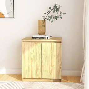 vidaXL Odkládací skříňka 60 x 36 x 65 cm masivní borové dřevo [808100] Barva: Bílá