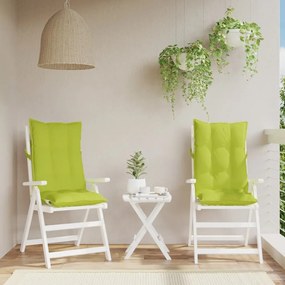 vidaXL Podušky na židli s vysokým opěradlem 2 ks látka oxford [377656] Barva: Jasně zelená