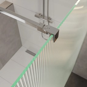 Mereo Mereo, Sprchová stěna WALK IN, Novea, chrom ALU, sklo Line, CK10601HL