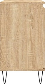 vidaXL Koupelnová skříňka 58 x 33 x 60 cm kompozitní dřevo [831583] Barva: dub sonoma