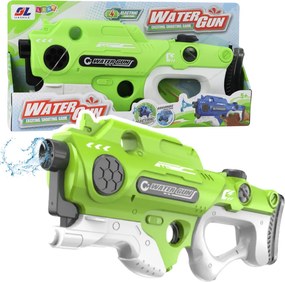 LEAN Toys Vodní puška elektrická automatická zelená