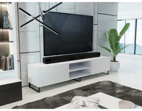 TV stolek Manire 160, Barva dřeva: bílá