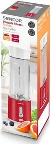 SENCOR SBL 133OR červená / Přenosný smoothie mixér / 150 W / Integrova