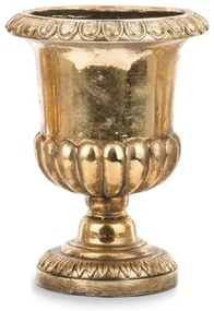 Zlatý obal na květináč na noze 33 cm 142159