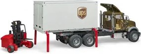 Bruder 02828 Mack Granite UPS s vysokozdvižným vozíkem / 1:16 / od 4 l
