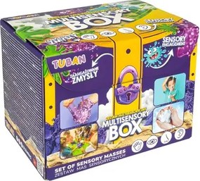 Multisenzorický box / Senzorická sada / Sliz, písek, umělý sníh / od 6