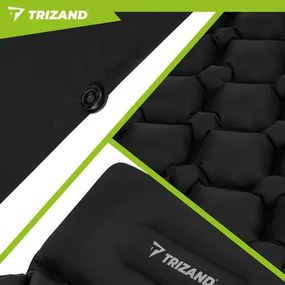 Samonafukovací turistická matrace Trizand - 190 x 60 cm s vestavěnou pumpou