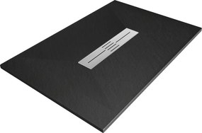 Mexen Toro obdélníková sprchová vanička SMC 110 x 80 cm, černá - 43708011