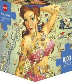 HEYE Puzzle Život Insta-dívky / 1000 dílků / 50 x 70 cm