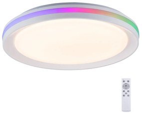 Leuchten Direkt | Leuchten Direkt 15544-16-LED RGB Stmívatelné stropní svítidlo RIBBON 15W/230V+DO | W2841