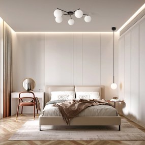 TK Lighting Černý závěsný lustr Martin 120mm pro žárovku G9 TK4502