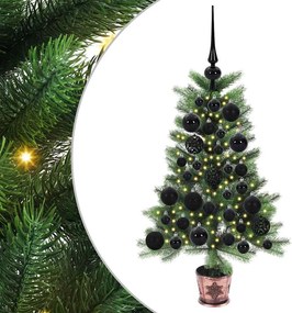 Vánoční stromeček s 150 LED diodami s stojanem Zelená 65 cm PE 3396292